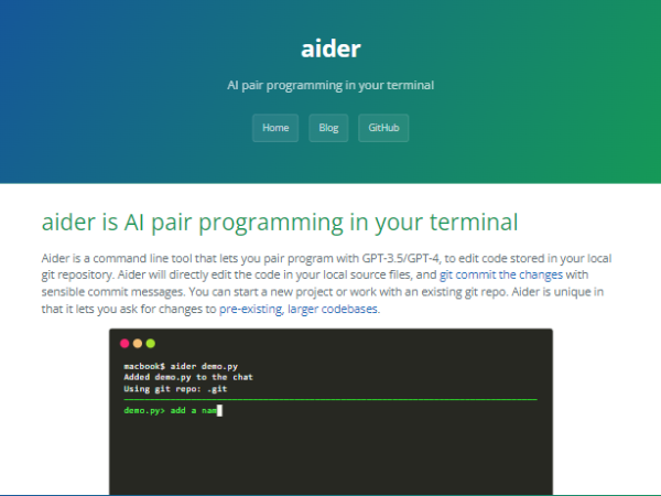 Aider – AlienLab
